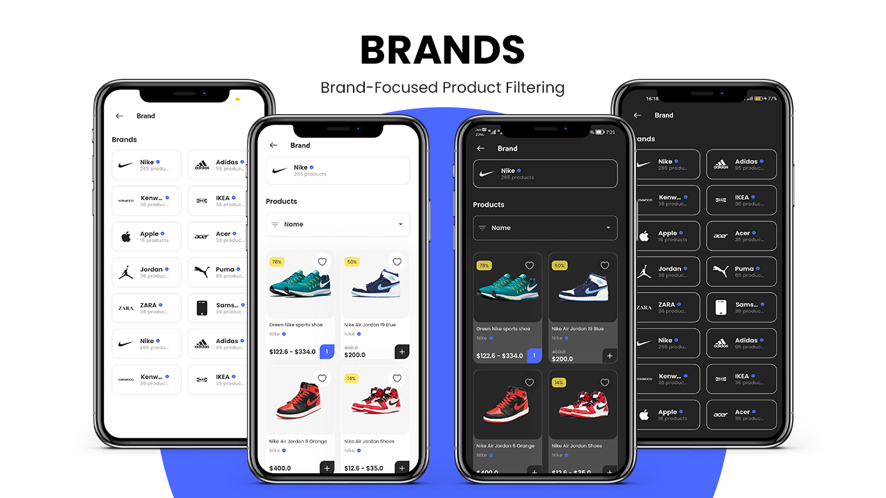 T-Store - Flutter Modern and Minimal eCommerce App UI Kit by taimoor__sikander